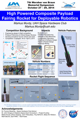 "High Powered Composite Payload Fairing Rocket for Deployable Robotics ...