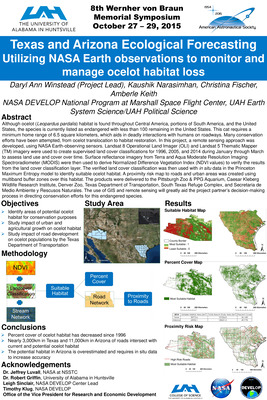 "Texas and Arizona Ecological Forecasting Utilizing NASA Earth Observat ...